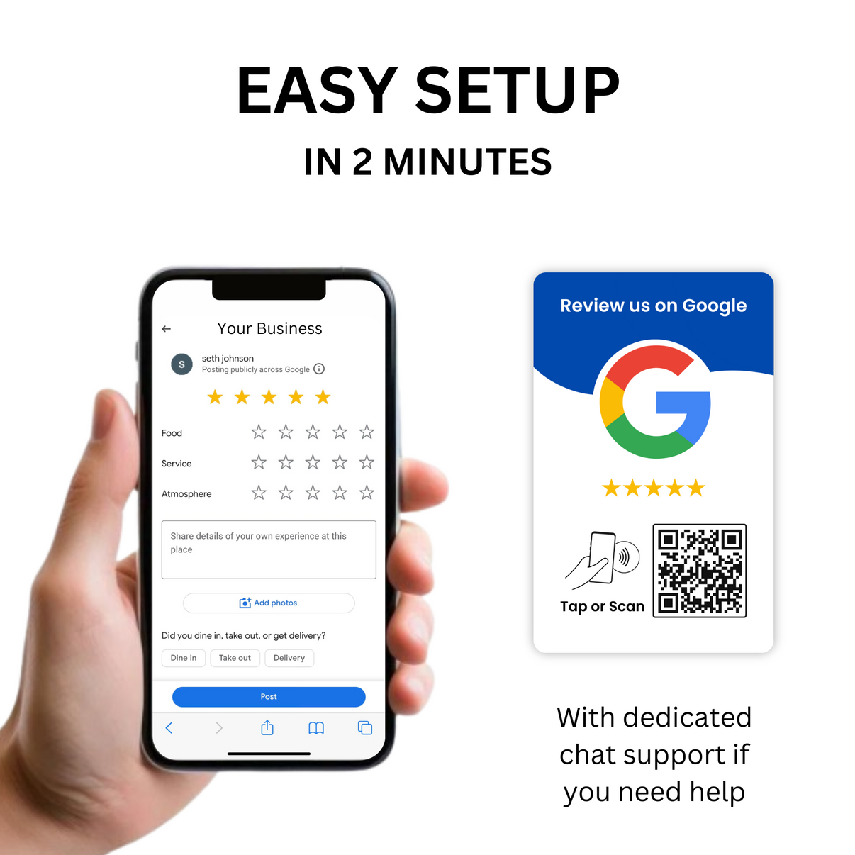 Tap Google Review Card – Taps Reviews