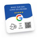 Taps Reviews | NFC Review Cards, Plates, Signs, & Stands